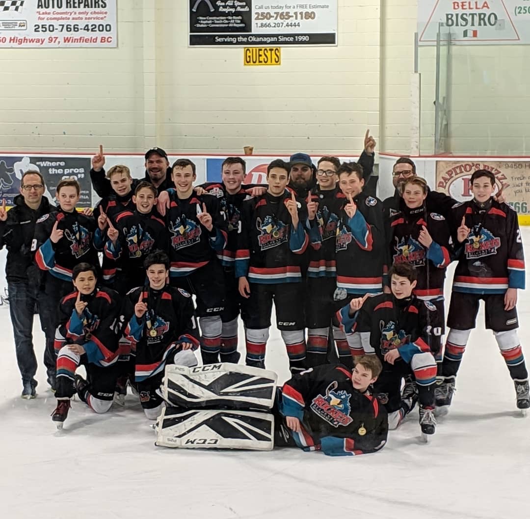 Bantam Rec Team 4 Win Winfield Tournament - Kelowna Minor Hockey ...